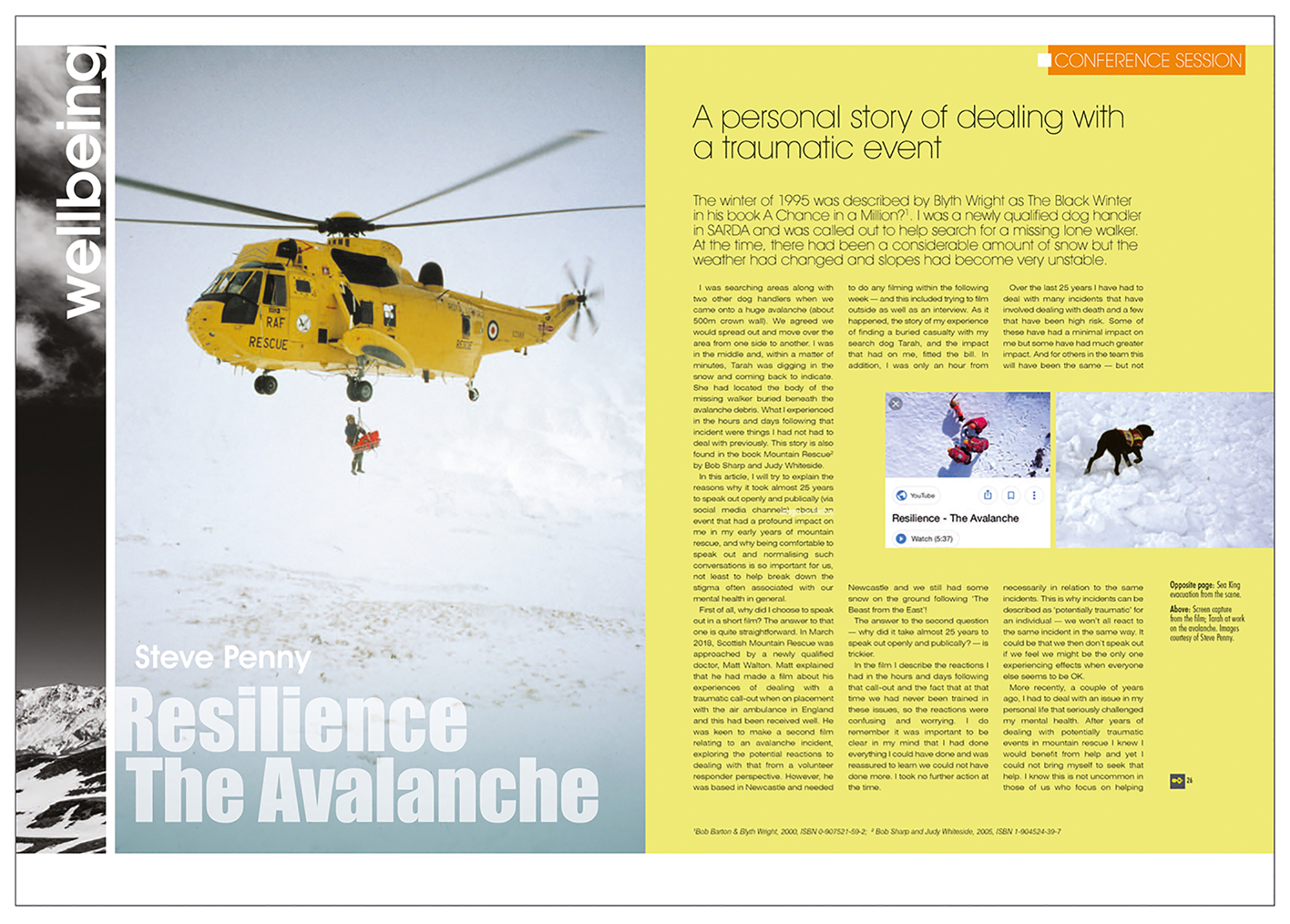 Resilience: The Avalanche - Rescue Benevolent Fund